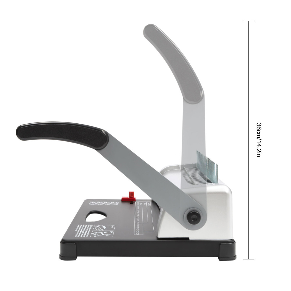 Binding Machine, 21-Hole, 450 Sheet, Paper Punch Binder with Starter ...