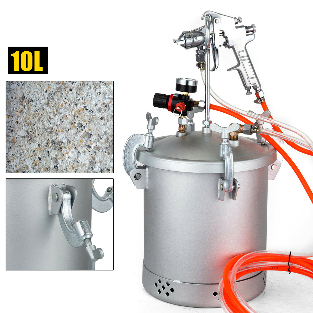 Paint Spray Gun 10 L Pressure Container Paint Container Standard Nozzle ...