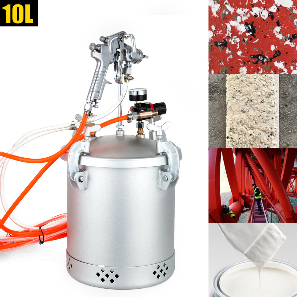 Paint Spray Gun 10 L Pressure Container Paint Container Standard Nozzle ...