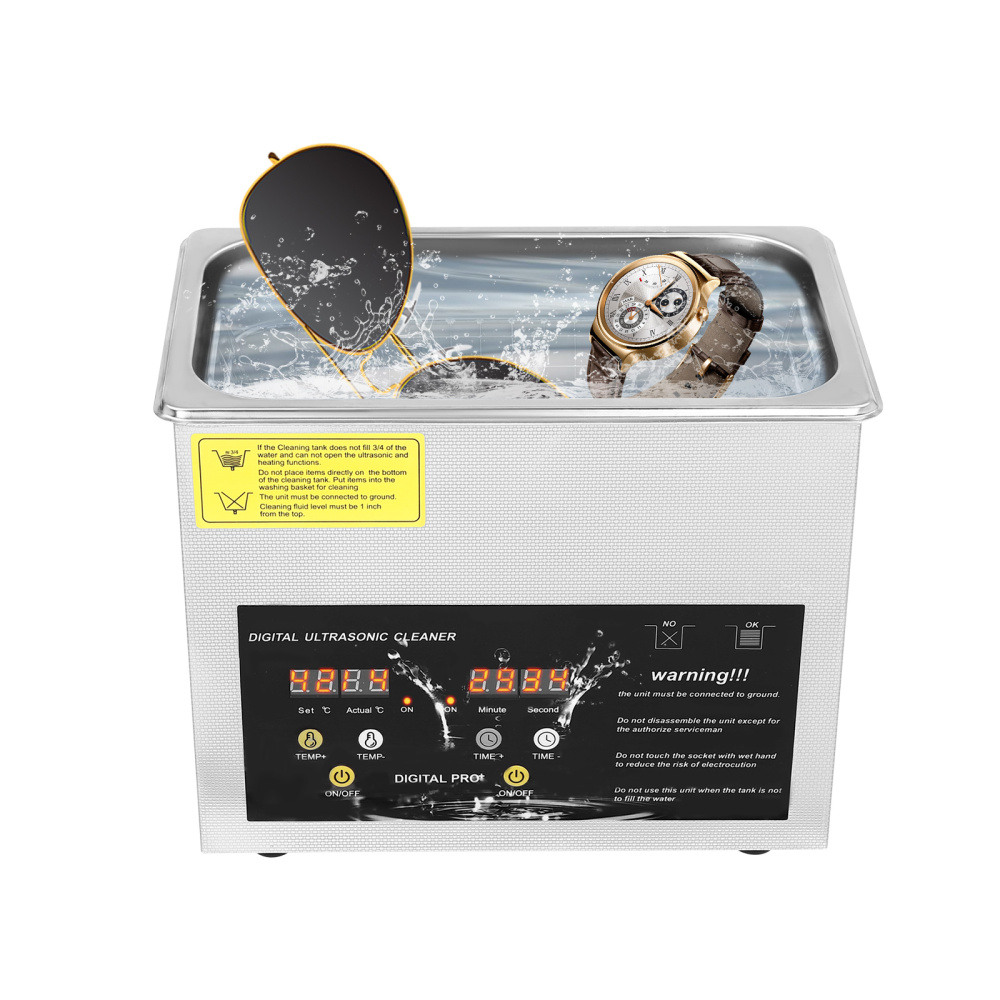 Ultrasonic Cleaner Ultrasonic Cleaning Machine Stainless Steel 120W ...