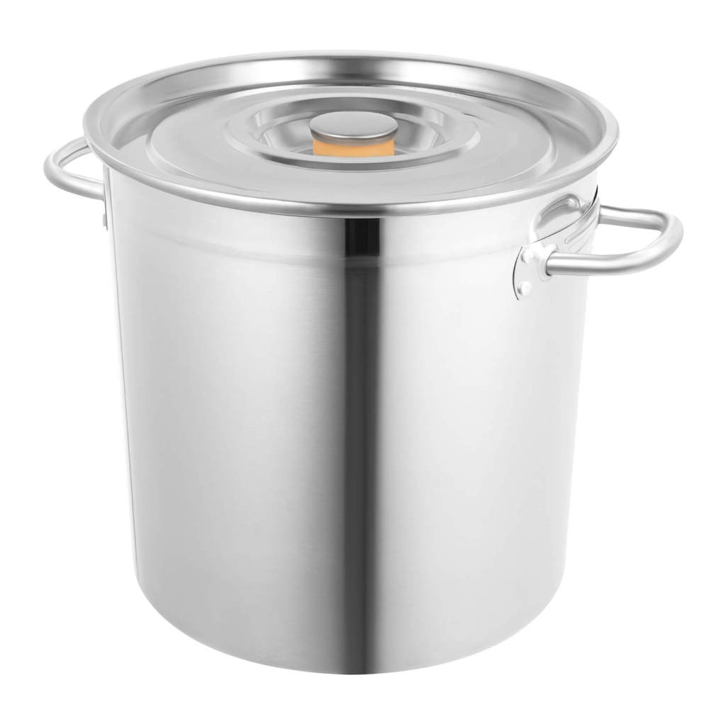 35L 201 Stainless Steel Stockpot, Soup Bucket, Storage Container - 1 ...
