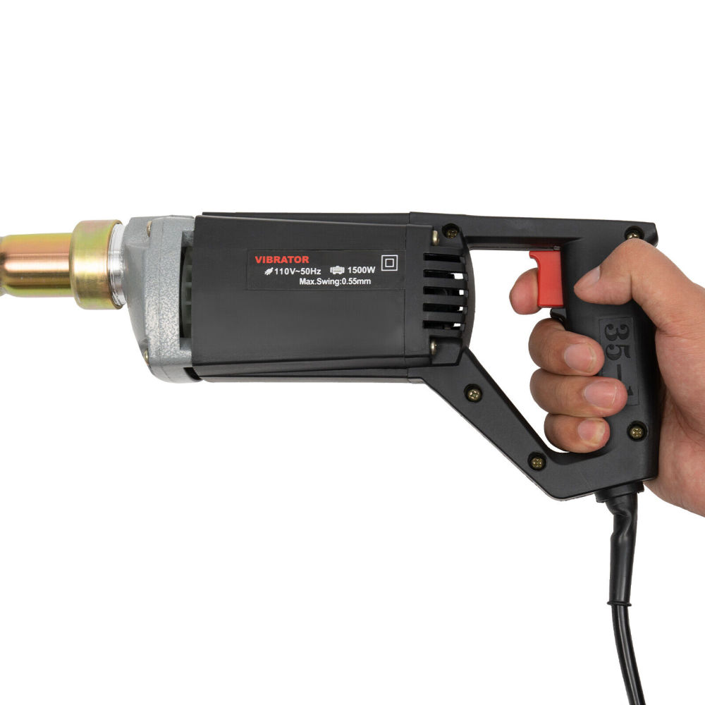 Electric Concrete Vibrator 1500W Hand-Held Vibrating Tool 2m Long Shaft ...