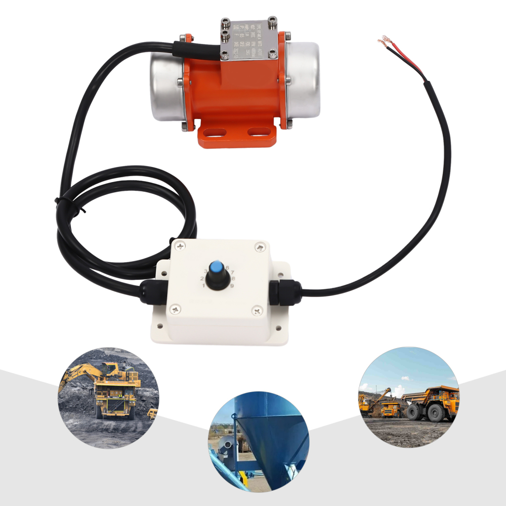 40W 24V DC Brushless Micro Vibration Motor Asynchronous Shaker 4000RPM ...