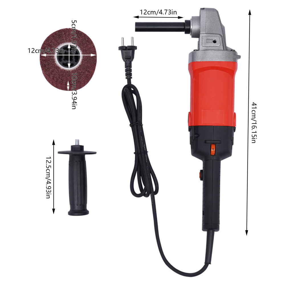 1400W 230V Electric Burnishing Polishing Machine Satin Finishing Tool ...