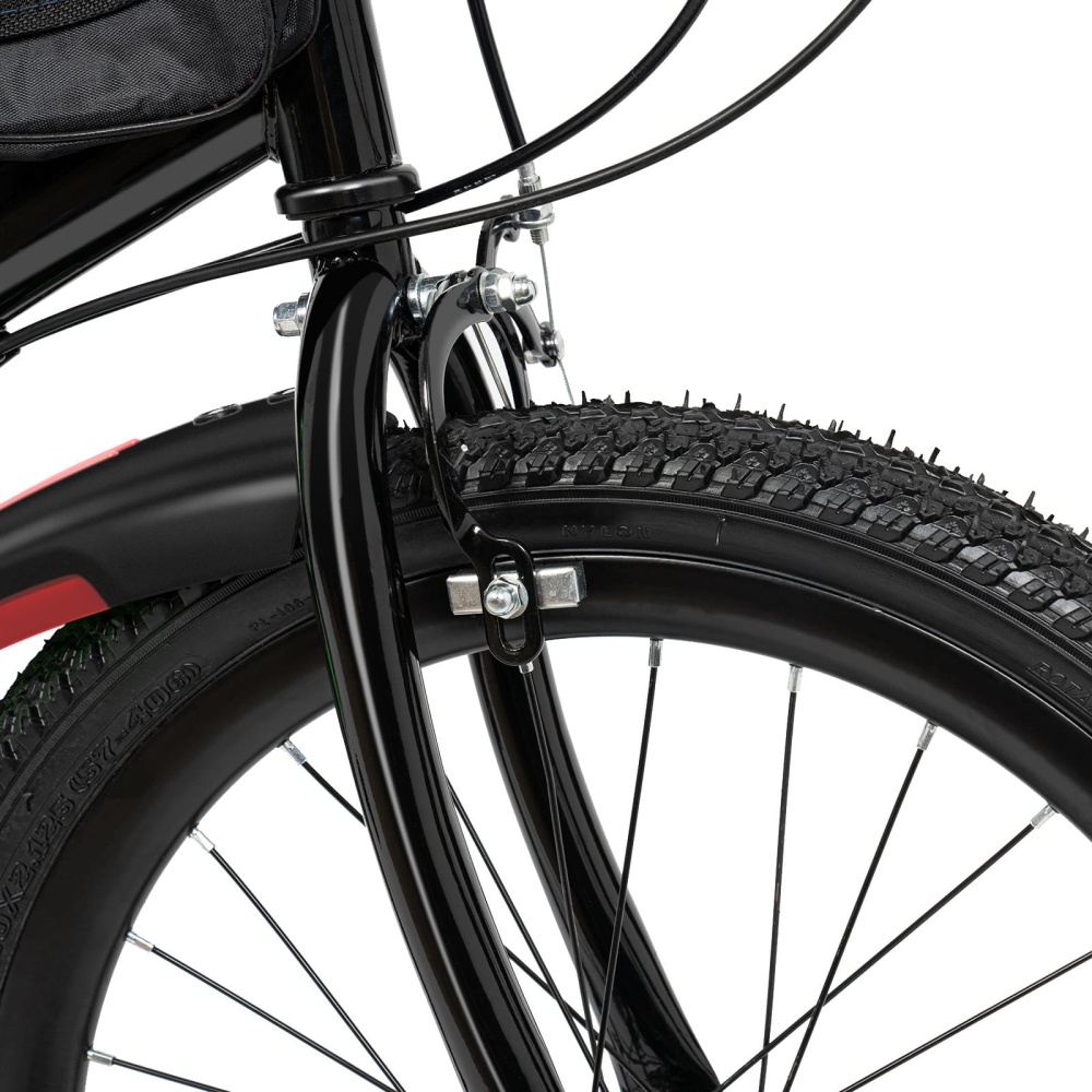 20 inch Mountain Bike MTB Bike Red Bike Multi-Gear Hard Steel Bicycle