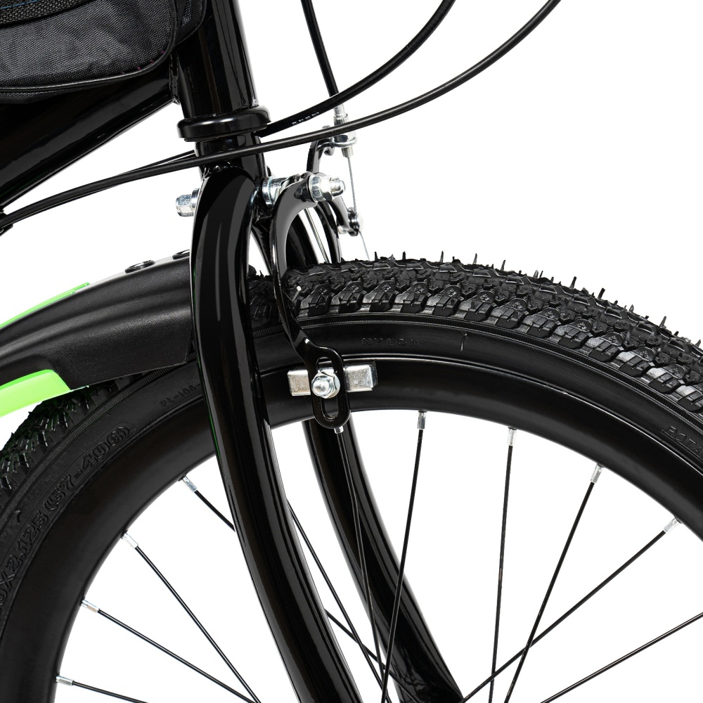 20 Inch Unisex Mountain Bike MTB Bike Kids Girls Boys Bike 7 Gang Speed ...