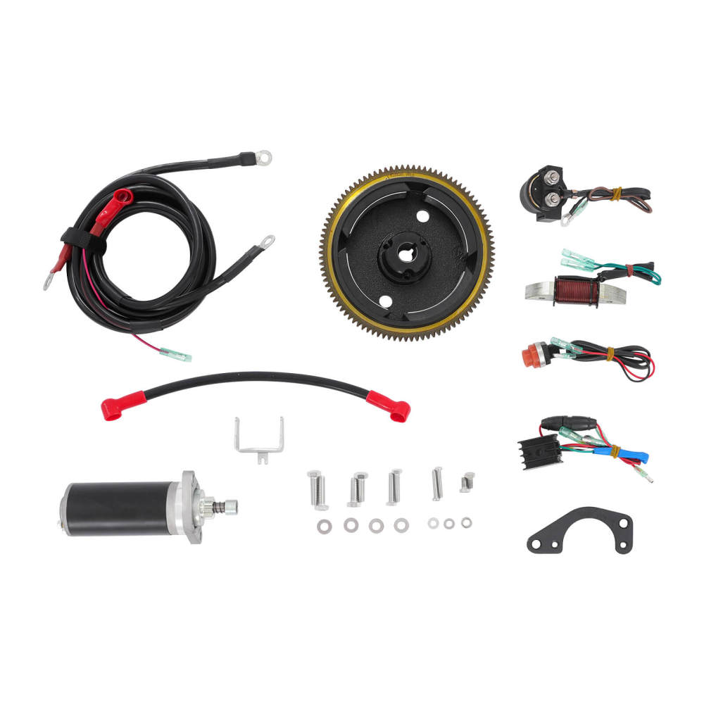 Electric Starter Conversion Kit, Outboard Engine Electric Starter ...