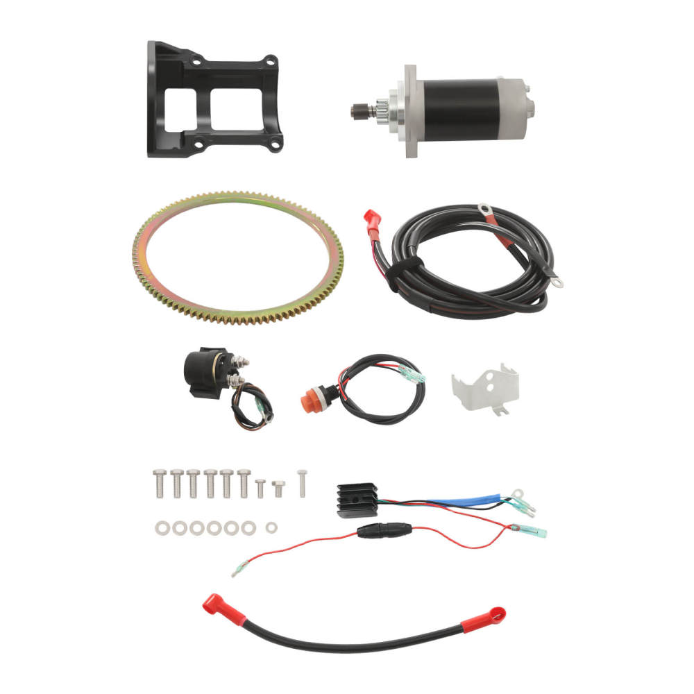 Electric Starter Conversion Kit, Outboard Engine Electric Starter ...