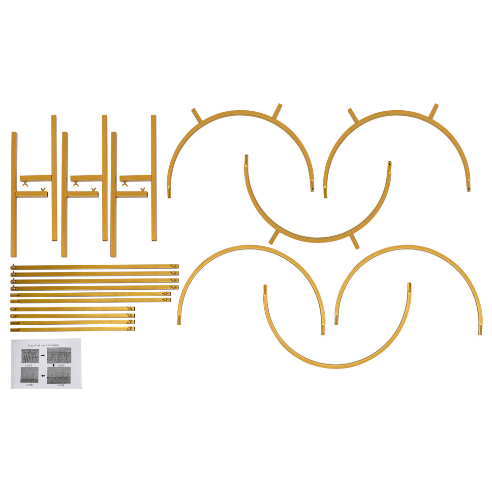 Metal Arch Backdrop Stands Wedding Balloon Arched Backdrop Stands Oval ...
