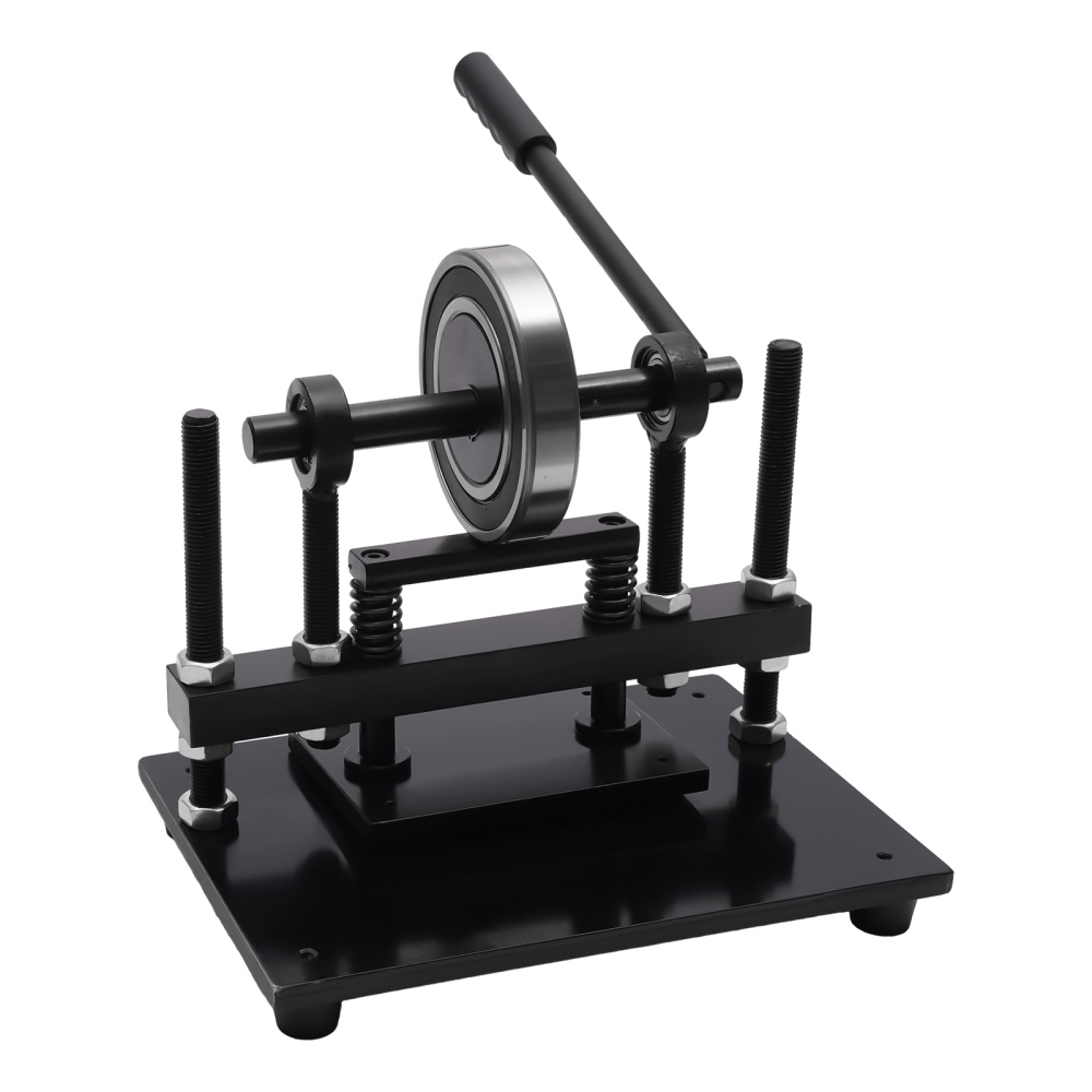 Manual leather cutting machine hand press shape